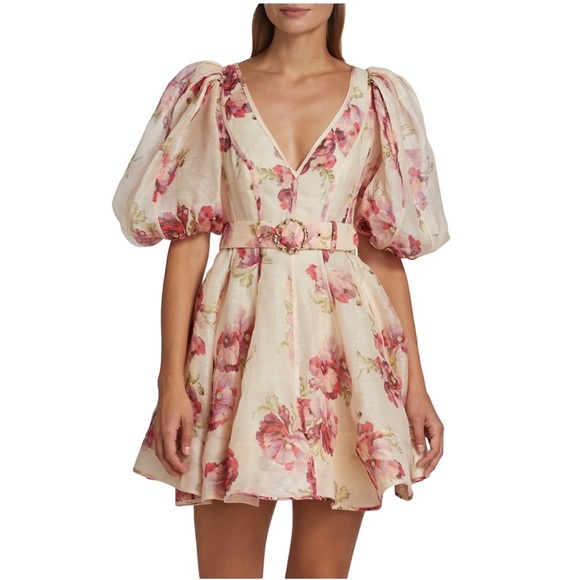 Zimmermann | Dresses | Zimmermann Puff Sleeve Minidress 223 Collection ...